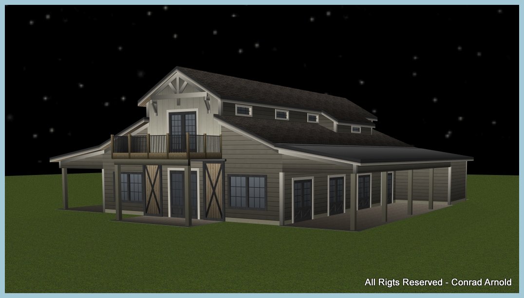 Monitor Style Barns - buy barn plans