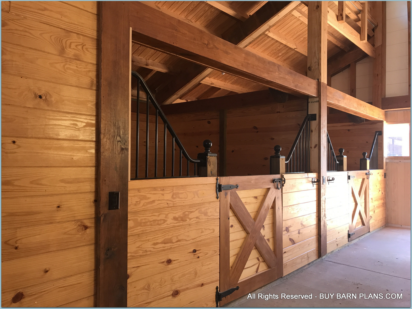 Stall Fronts - European Style - DIY Details | Buy Barn Plans